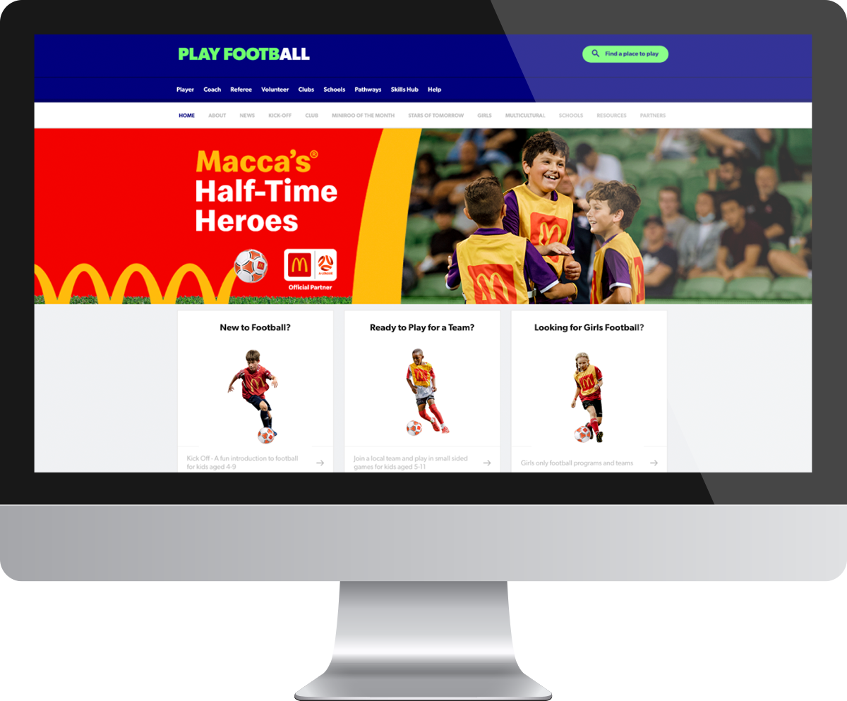 Macca’s Half Time Heroes – Gemba Communications Portfolio