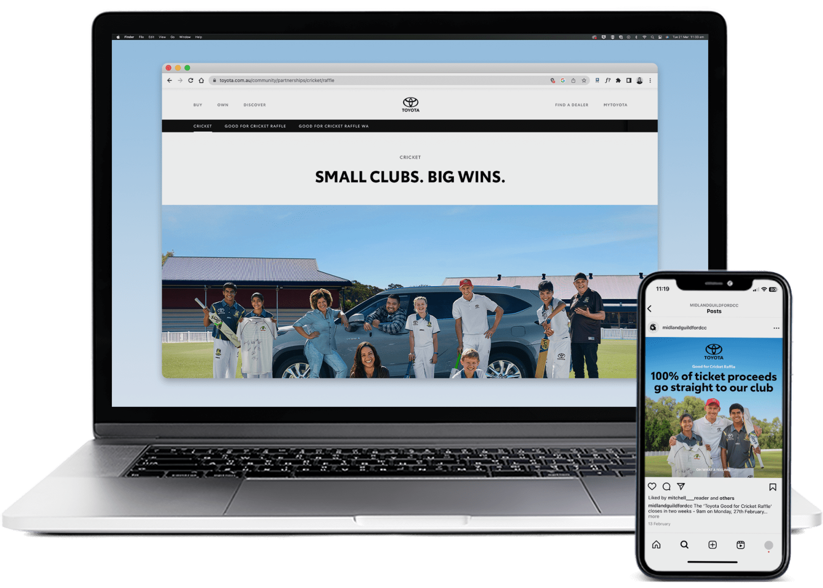 2022/23 Toyota Good for Cricket Raffle – Gemba Communications Portfolio